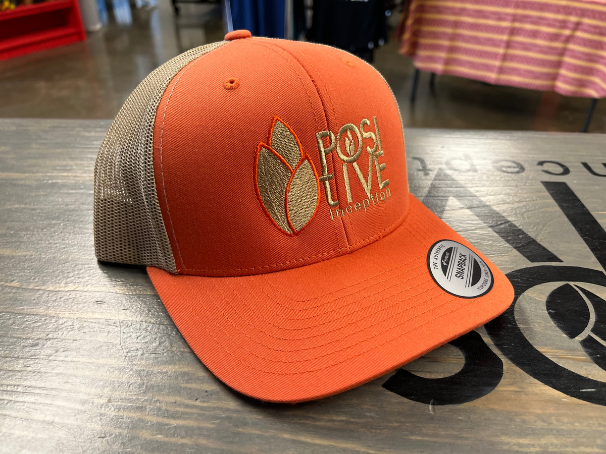 Positive Inception Orange & Khaki Hat – The Positive Inception