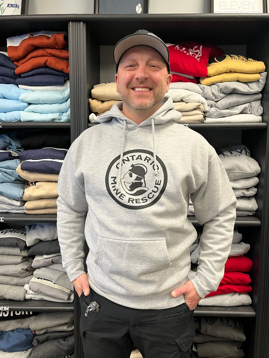 Unisex Mine Rescue Light Grey Hoodie – The Positive Inception