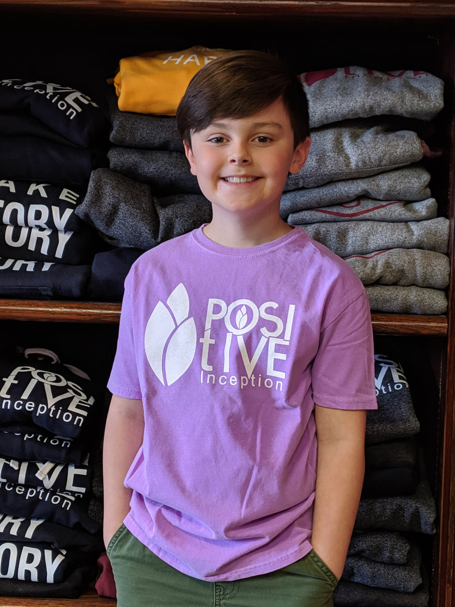 Youth Unisex Purple Positive Inception T-shirt – The Positive Inception