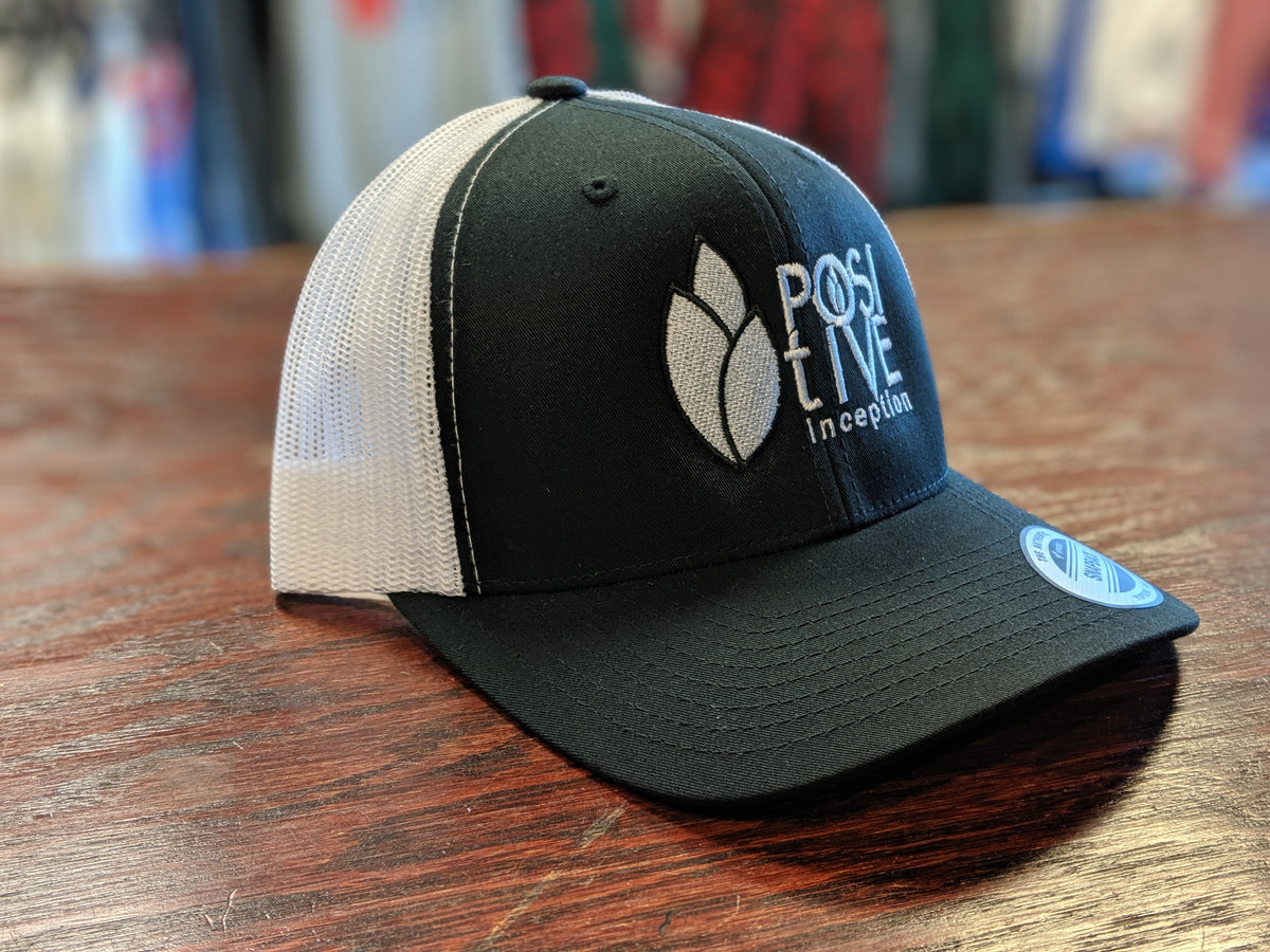 Positive Inception Black and White Hat – The Positive Inception