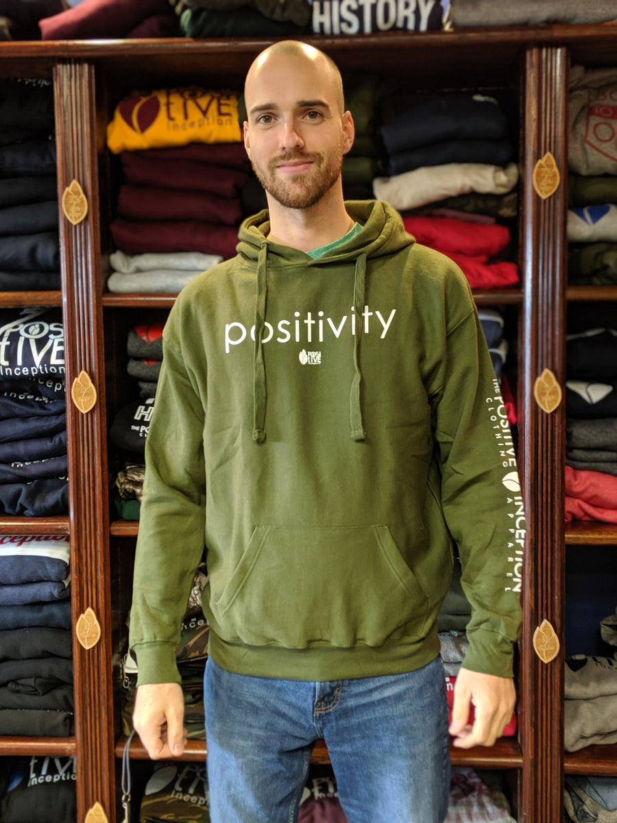 Positivity Military Green Unisex Positive inception Hoodie – The ...