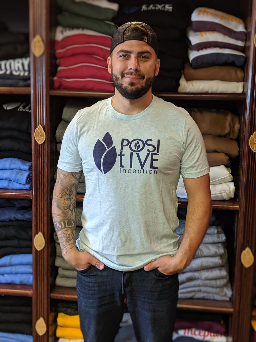 Men's Positive Inception Prism/Light Blue T-shirt – The Positive Inception