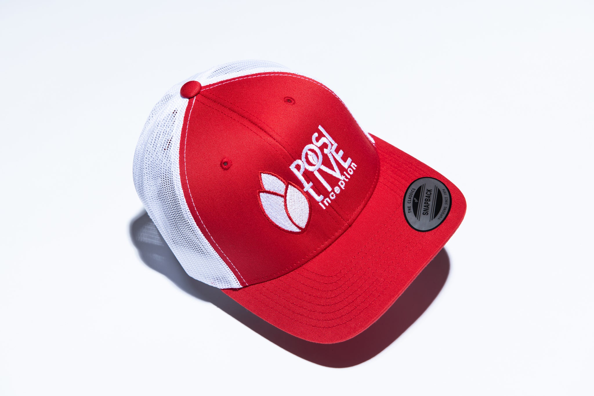 Positive Inception Red and White Hat – The Positive Inception
