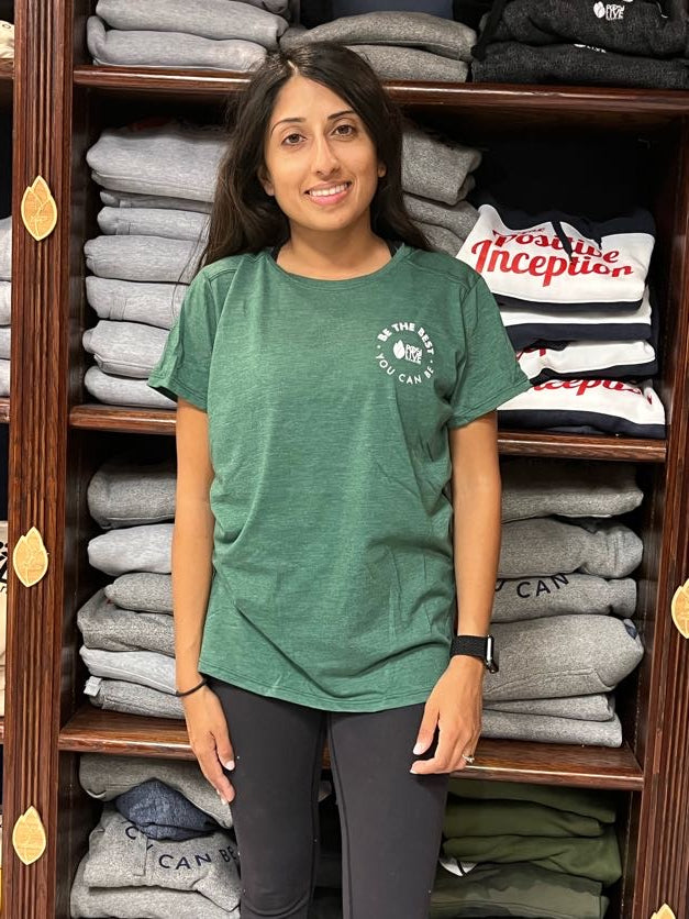 Women's Positive Inception Green Be The Best T-shirt – The Positive ...